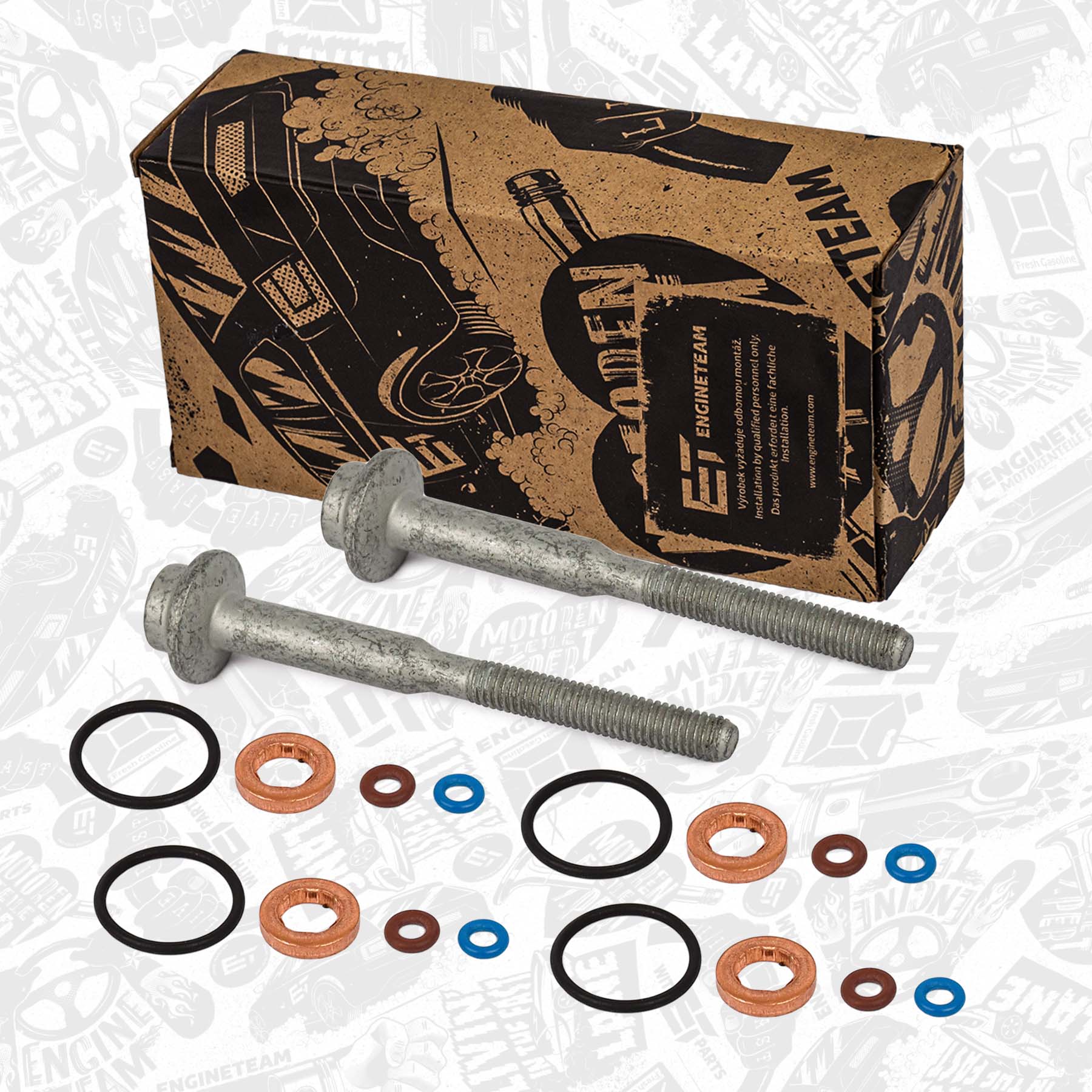 Seal Kit, injector nozzle - TM0039 ET ENGINETEAM - 03L130277B ...