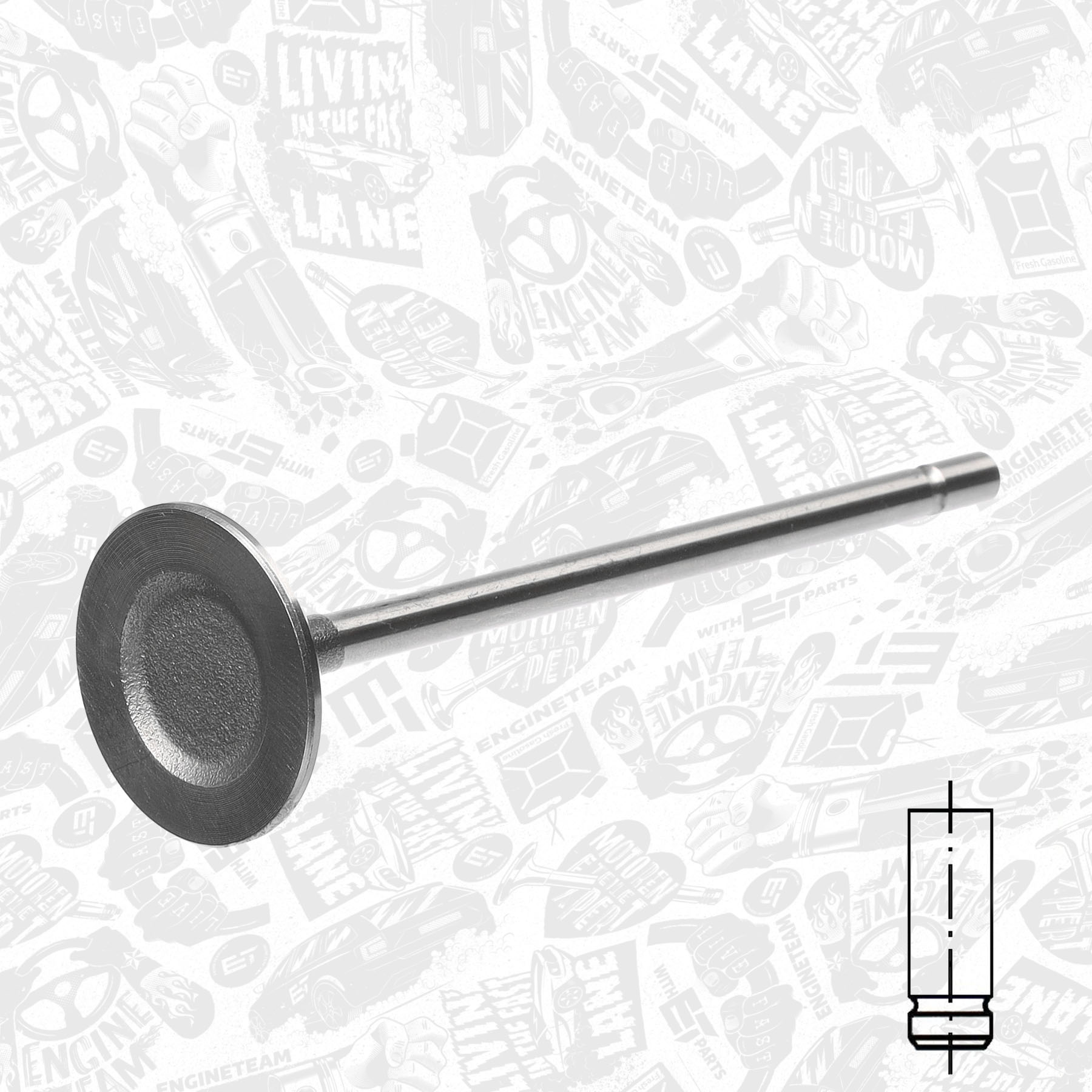 Einlassventil - VI0031 ET ENGINETEAM - 7701471378, 531029, R6029/S | EYL